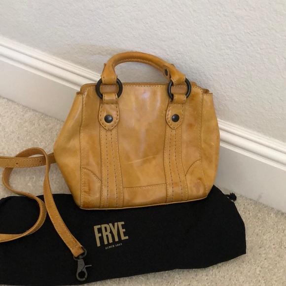Frye | Bags | Frye Small Satchel Yellow | Poshmark